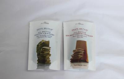 China Seitenkeil stehen oben Beutel mit Gravüren-Drucken für verpackende Kekse zu verkaufen