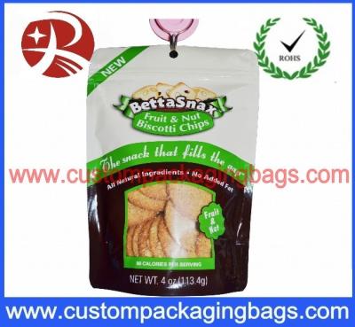 Cina Le borse a chiusura lampo di plastica impermeabili colorate, serratura dello zip stanno sui sacchetti per l'imballaggio dei biscotti in vendita
