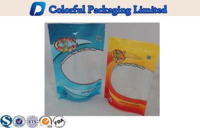Cina La finestra a chiusura lampo di plastica sta sulla stampa su misura sacchetto per il richiamo del pesce in vendita