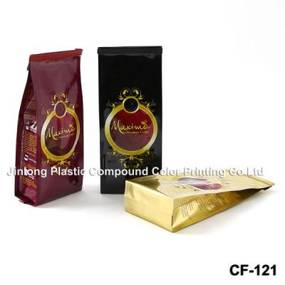 Cina Borse d'imballaggio della latta legate quadrato del caffè inferiore del legame, borsa del rinforzo del lato del commestibile in vendita