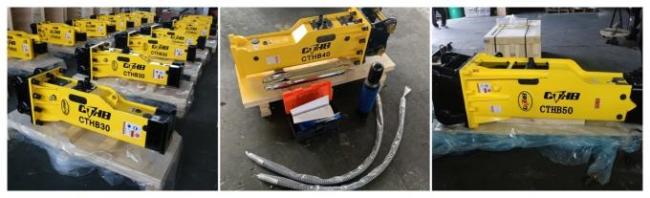 Mini Excavator Rock Hammer Yakai CTHB20 Top Type Hydraulic Breaker For 1.2-3Ton Excavator 3