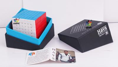 China Yuxin high speed Hays 7 layers folding cube Environmental ABS magnetic position speed cube in professional competition for sale