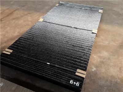 Cina HRC 58-65 Piastra di usura del carburo di cromo Piastra di acciaio con superficie indurita in vendita