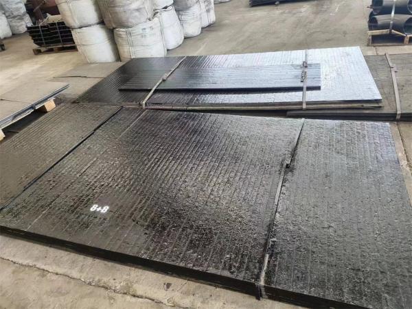Quality 6+4 Hardfacing Wear Plates Chrome Carbide Overlay For Buckets Protection for sale