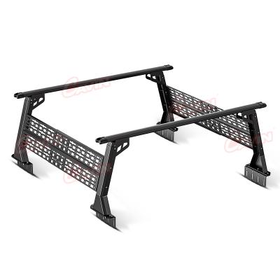 China New Style 4x4 Offroad Aluminum Alloy and Heavy Duty Steel Adjustable Truck Bed Rack 500KG Loading Universal for All Pickups for sale