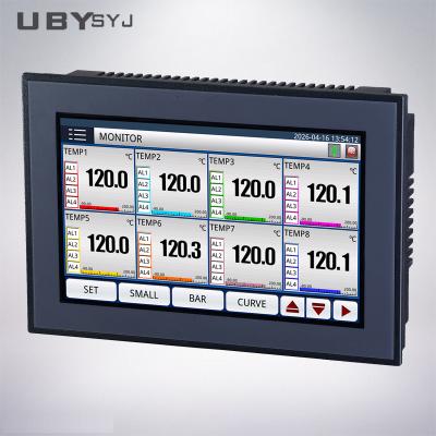 China TEMI990 High-precise Temperature and Humidity Programmable Controller with 7-inch Color TFT Touchscreen and 3-channel PT100 Input for ±0.2ºC Accuracy for sale