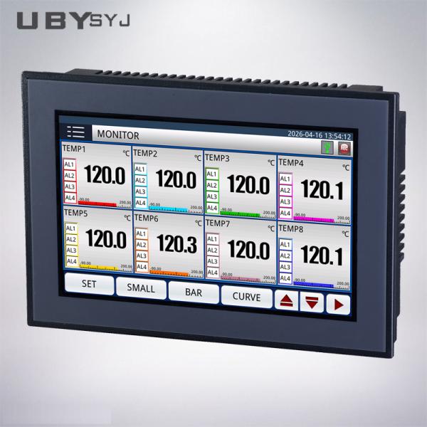 Quality TEMI990 High-precise Temperature and Humidity Programmable Controller with 7-inch Color TFT Touchscreen and 3-channel PT100 Input for ±0.2ºC Accuracy for sale