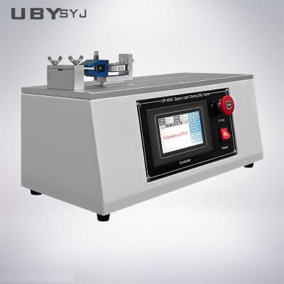 China UP-4042 Zipper Tester with 1250 ± 50mm/Min Speed 0~50N Force Measurement and 80~240mm Testing Length for sale