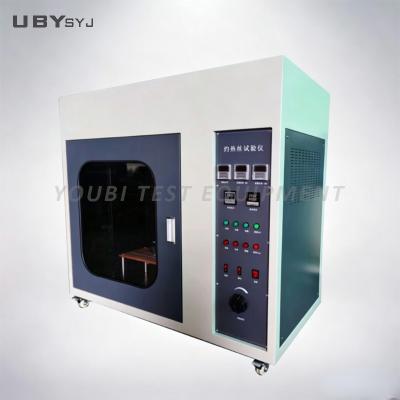 China UP-5019 Glow Wire Flammability Tester with 500℃ ~ 1000℃ Temperature Range Touch Screen Controller IEC 60695-2-10 Compliant for sale