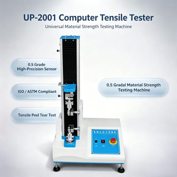 Quality Computer Control Peel Strength Tester with 600 mm Test Stroke and Class 1 for sale