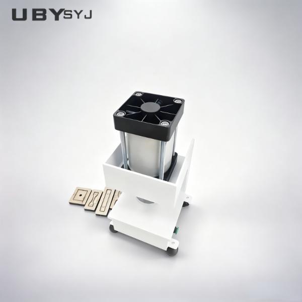 Quality Custom Size Dumbbell Die Cutter with 110mm Impact Stroke and 0.8MPa Air Supply Pressure for Rubber Testing for sale