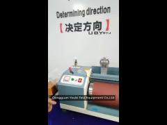 up-1001 precision-calibrated wear resistance tester with 150mm roll diameter and 40rpm rolling speed