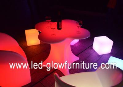China Floresça cubos iluminados forma da tabela de cocktail/mesas de centro conduzidas com luzes à venda
