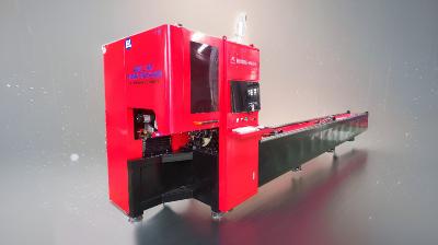China 5000-10000kg Metal Tube Laser Cutter with 6m-12m Length Range for sale