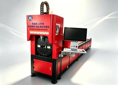 China Fiber Metal Tube Laser Cutting Machine High Precision Low Waste for sale
