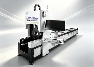 China High Speed Fiber Laser Cutter For Metal Tube Various Hole Cutting for sale