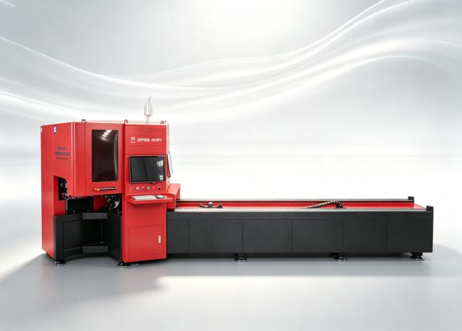 5 axis laser cutting machine operational view