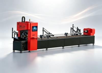 China Efficient Zero Tail Material Metal Pipe Laser Cutter with Semi Automatic Loading System and ±0.02mm Cutting Accuracy for sale