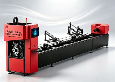 China 1500W Metal Tube Laser Cutting Machine with Semi-automatic Feeding for sale