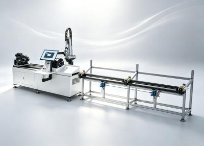 China Unlimited length fiber laser pipe cutting machine with drawing free system for sale