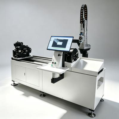 China Space-Saving Fiber Laser Tube Cutting Machine for Long Tube Processing and On-Site Fabrication for sale