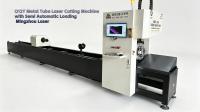 Quality Q12Y Metal Tube Laser Cutting Machine with Semi Automatic Loading Mingzhou Laser for sale