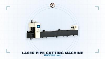China MINGZHOU Laser Q12Y 1500W Laser Pipe Cutting Machine for Channel Steel, H Beam and Structural Steel for sale