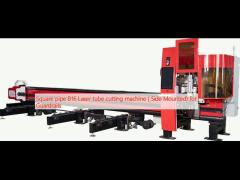 Square pipe B16 Laser tube cutting machine ( Side Mounted) for Guardrails