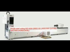 Trough steel cutting N12 HIGH SPEED 3D LASER PIPE CUTTING MACHINE (HORIZONTAL)