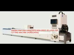 Snijdmachine voor het snijden van roestvrij staalbuizen NY12 HIGH SPEED 3D LASER PIPE CUTTING MACHINE (HORIZONTAL)