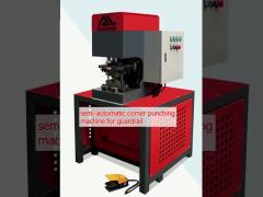 Semi-automatische hoekpunchmachine voor beveiliging
