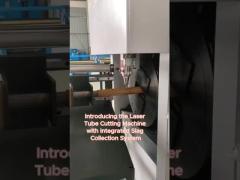 Máquina de corte horizontal de tubos de alumínio para cortador laser de chuque frontal móvel