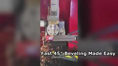 Mingzhou Laser P12 Bevelling Machine | Fast 45° Beveling for Steel Pipes