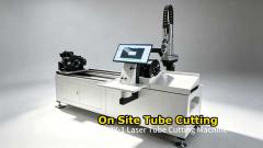 Laser Tube Cutter On Site Construction Site Cutting