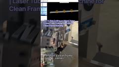45° V-Slot Cutting on Metal Tubes | Laser Tube Cutting Machine for Clean Frame Bending  #laser