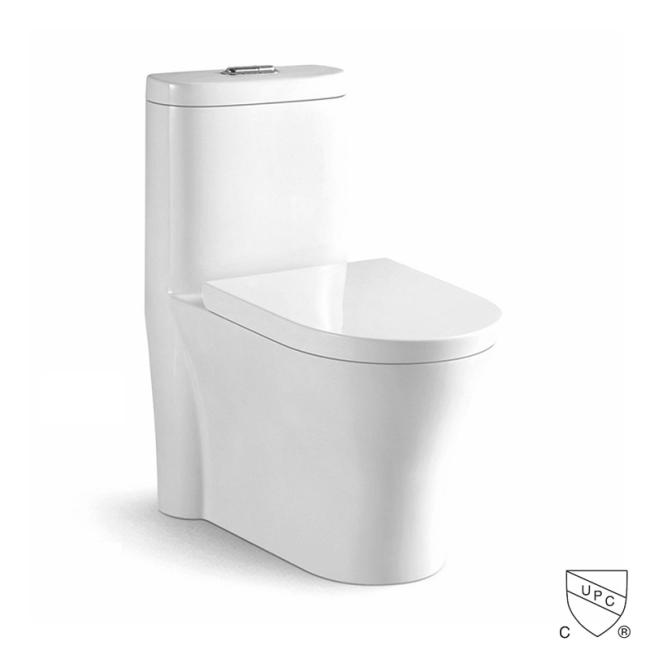 Modernes keramisches oberstes ebenes cupc einteilige Standardtoilette