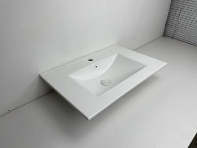 Cina Il lavandino ceramico di vanità del bagno di rivestimento non poroso graffia resistente in vendita