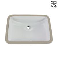 China Rectangular Undermount Design Commercial Hand Wash Basin Scratch-Resistant for sale