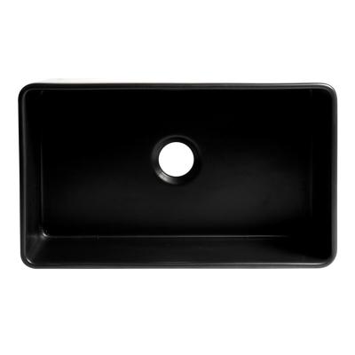 Cina 30 x 20 30 L X il nero di Front Farmhouse Kitchen Sink Undermount del grembiule di 18 W in vendita