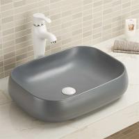 China Formaldehyde-Free Small Rectangular Sink No Cracking Or Fading White Wash Basin for sale
