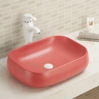 China Formaldehyde-Free Small Rectangular Sink No Cracking Or Fading White Wash Basin for sale