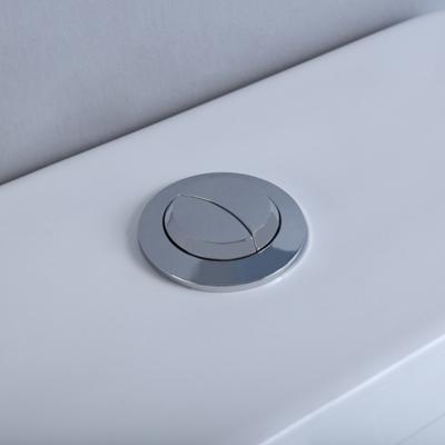 China 1-teilige hohe Leistungsfähigkeit 1,1 Gpf/1.6 Gpf verdoppelt bündig längliche einteilige Toilette im Weiß zu verkaufen