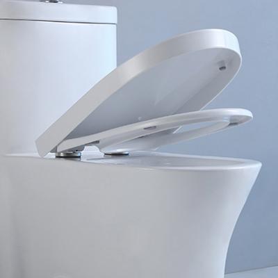 China 1-teilige hohe Leistungsfähigkeit 1,1 Gpf/1.6 Gpf verdoppelt bündig längliche einteilige Toilette im Weiß zu verkaufen