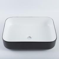 China High-Gloss Finish Rectangular Wash Basin Price Durability Custom Vessel Sinks for sale