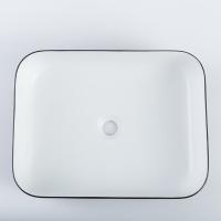 China High-Gloss Finish Rectangular Wash Basin Price Durability Custom Vessel Sinks for sale