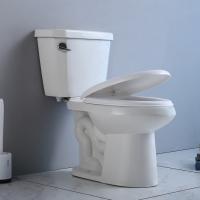 China Jacuzzi Two Piece Ada Toilet Single Flush Siphonic 1000G MAP for sale