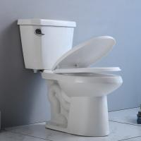 China Jacuzzi Two Piece Ada Toilet Single Flush Siphonic 1000G MAP for sale