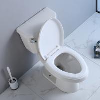 China Jacuzzi Two Piece Ada Toilet Single Flush Siphonic 1000G MAP for sale