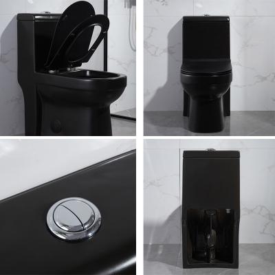 Cina Toilette rotonda fiancheggiata hotel di un pezzo ceramico del cassettone della toilette di Sanitaryware in vendita