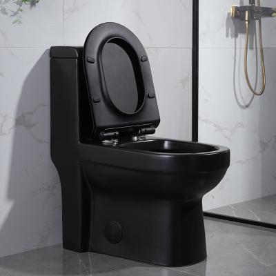 Cina Toilette rotonda fiancheggiata hotel di un pezzo ceramico del cassettone della toilette di Sanitaryware in vendita